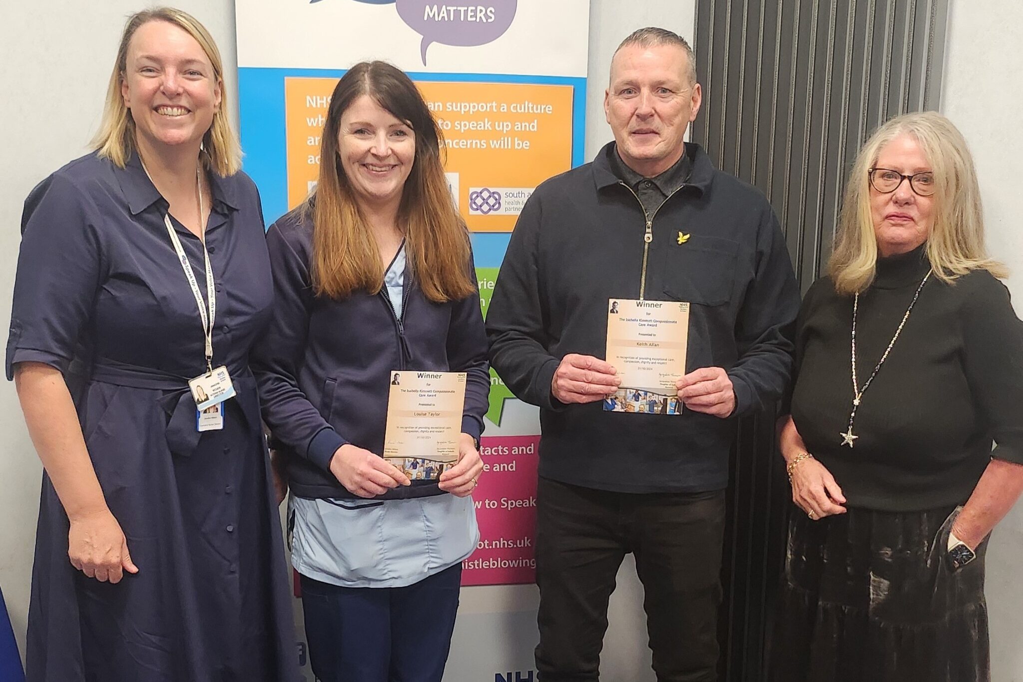 Staff awarded compassionate care accolades – NHS Ayrshire & Arran